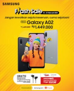 Samsung Galaxy A02, HP Harga 1 Jutaan Dengan Baterai Jumbo