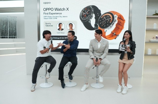 OPPO Watch X: Desain Flagship dan Ratusan Mode Olahraga Profesional